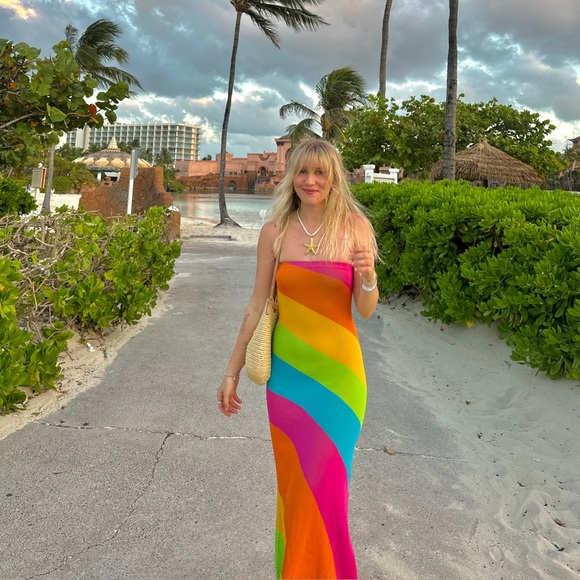Show Me Your MuMu | Dresses | Smym Rainbow Island Dress | Poshmark